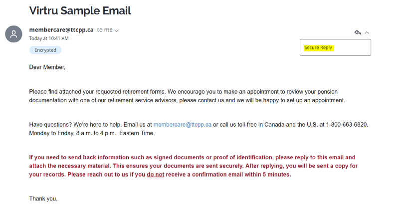 Keeping your information secure online | TTC Pension Plan